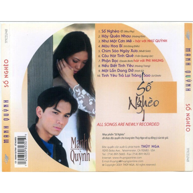 1694. TNCD248 - So Ngheo 2001 (manh Quynh) - share1001.com